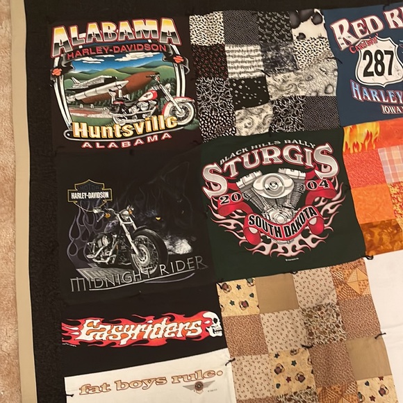 Hand Crafted | Bedding | Handcrafted Harley Davidson Quilt | Poshmark